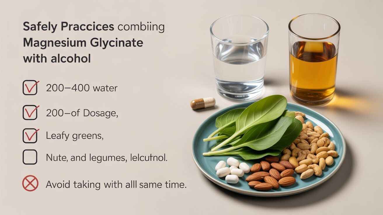 Can you take magnesium glycinate with alcohol
