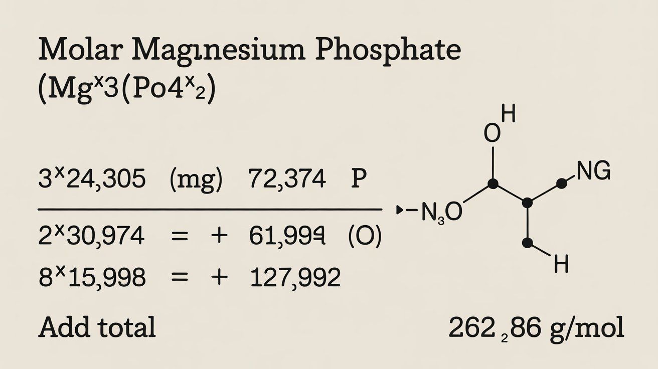 Molar Mass of Magnesium Phosphate Explained Simply